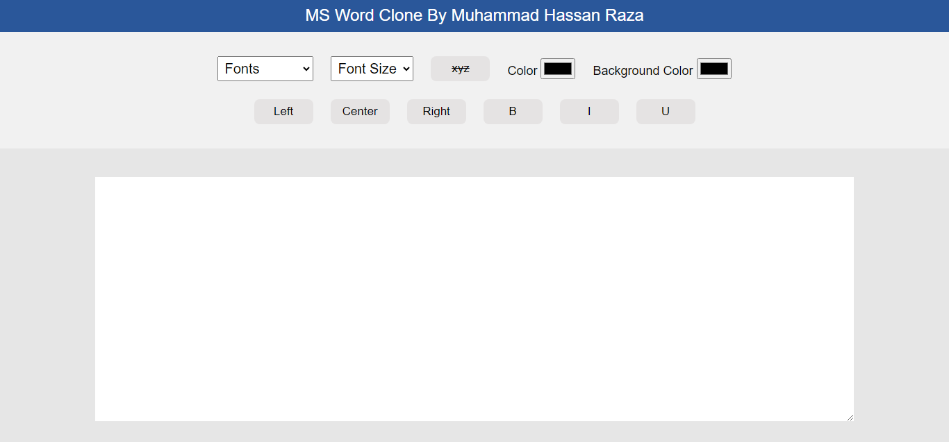 Muhammad Hassan Raza Portfolio